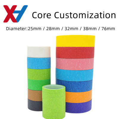 0.14mm Packing Adhesive Tape Rainbow Colors Colored Masking Tape